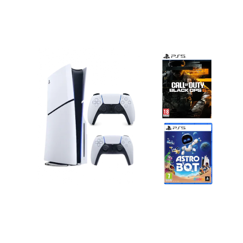 Sony PlayStation 5 Disc Slim Console Bundle International Version With Call of Duty Black Ops 6 ...